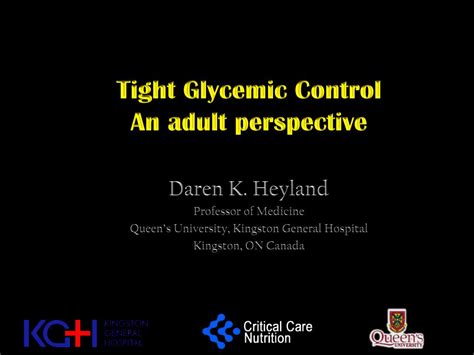 Ppt Tight Glycemic Control An Adult Perspective Powerpoint Presentation Id1100156