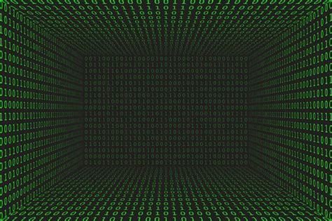 Program Datum 3d Background Green Programming Binary Coding Matrix