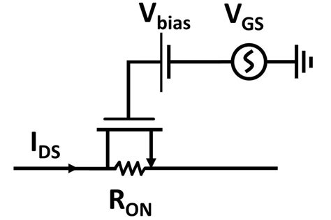 Circuit Schematic Of An NMOS Transistor With A Superposed Dc Bias Voltage Download Scientific