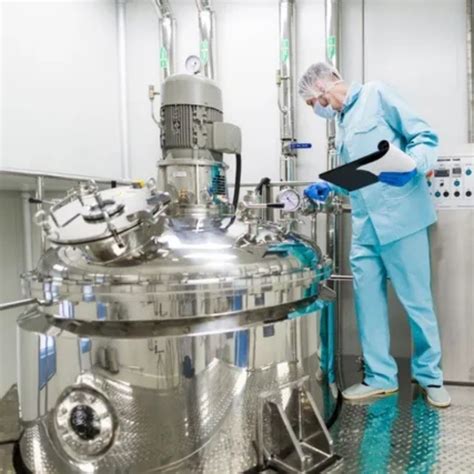 Stirred Vessel Mixer Industrial Chemical Jacketed Reactor Lithium Hexafluorophosphate Stainless