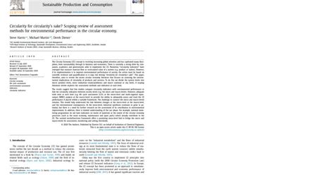 Circularity For Circularitys Sake Scoping Nordic Circular Hotspot