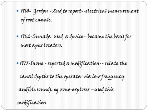 Ppt Electronic Apex Locators Powerpoint Presentation Free Download Id 157111