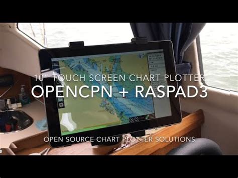 OpenCPN Chartplotter RasPad Raspberry Pi OpenPlotter Touchscreen For Marine Boat Yacht