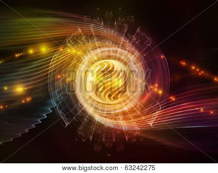 Wave Particle Image Photo Free Trial Bigstock