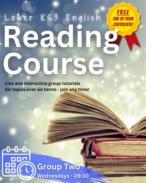 Lower Ks3 English Reading Course Group 2 Tutor Led Learning