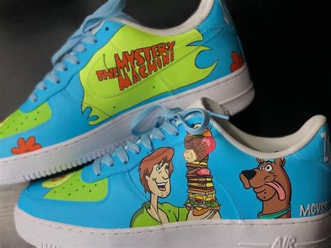 Scooby Doo Air Force 1 Custom Nike Shoes Air Force Nike Shoes Women