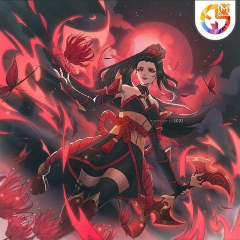 Hanabi Mlbb Seni Harry Potter Desain Game Gambar