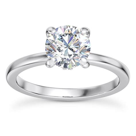 Alor Jewel Elegant 2 Ct Round Cut Diamond Ring Lab Created Simulated