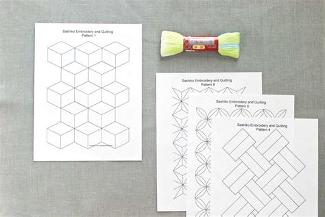 Sashiko Patterns Projects And Resources
