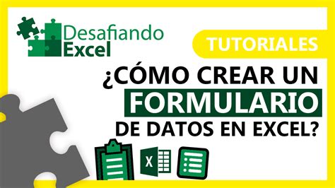 Crear Un Formulario De Datos En Excel Microsoft Excel Microsoft Office Y Words Design Social