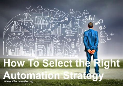 How To Select The Right Automation Strategy For Your Business A3