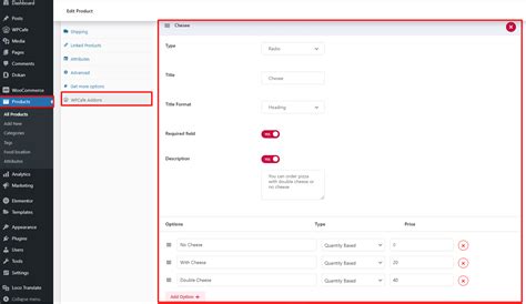 product addons pro documentation for plugins