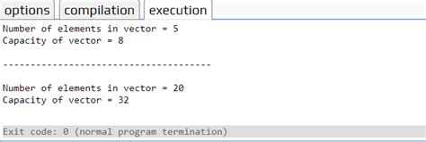 how to use vector capacity function in c codespeedy