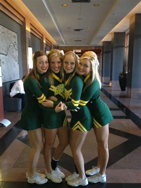 Nfl And College Cheerleaders Photos Blonde Baylor Cheerleader Megan