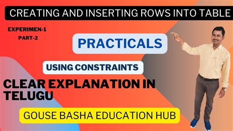Creating And Inserting Rows Different Ways In A Table In Sqlsql Dbms Dbmstutorials Education