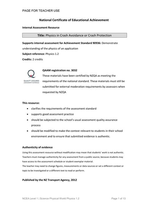 Casual Ncea Physics Resource Sheet Summary Equation For Photosynthesis
