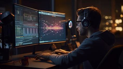 premium photo a photo of a software developer working on an app