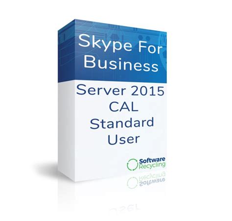 Skype For Business Server 2015 Cal Standard User Software Recycling