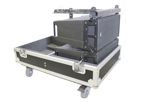 prox line array flight road case for 4 rcf hdl26 a speakers