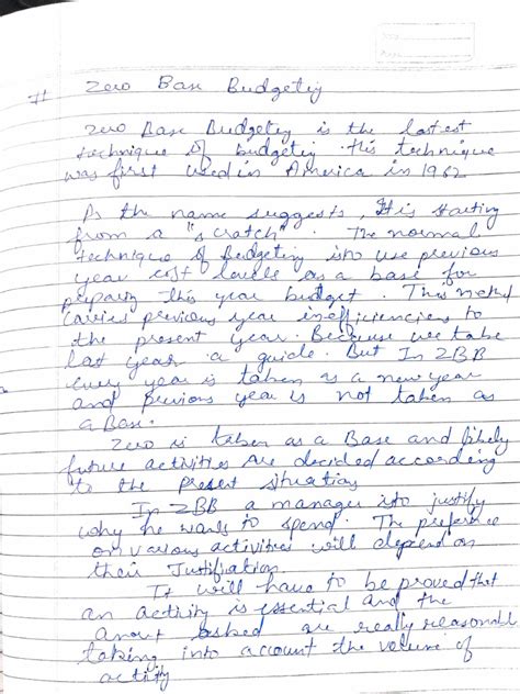 Zero Base Budgeting Pdf