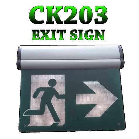 Acrylic Exit Sign Emergency Exit Signage Furniture Home Living Home Improvement