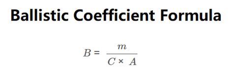 Ballistic Coefficient Calculator
