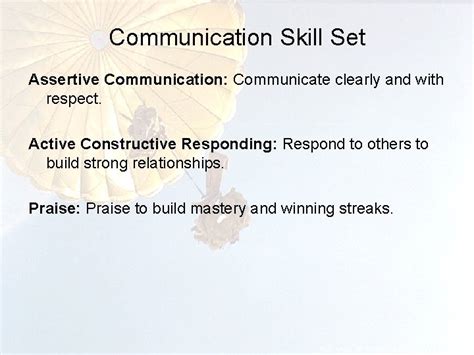 Resiliency Assertive Communication 2 Mission And Vision Mission