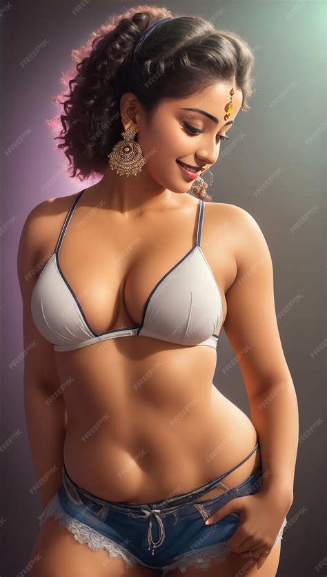 Premium Photo Beautiful Indian Hot Girl Image In Short Dress