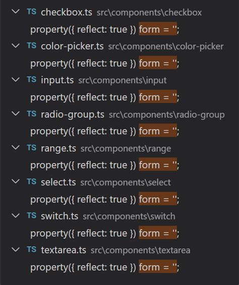 The `form` Properties Of Shoelaces Form Controls Have The Wrong Type