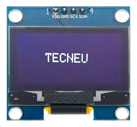 módulo de pantalla led oled 0 96 i2c 4 pines ssd1306 128x64 tecneu