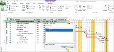 Ms Project Scheduling Lanetaipad
