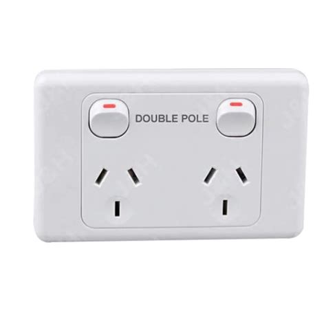 Saa Standard Australia Clipsal Double Pole Caravan Gpo Wall Socket Power Point Factory China