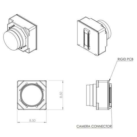 CMOS Sensor MP OV DVP Camera Module PINS