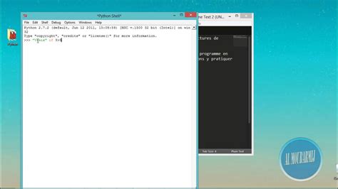 Python Partie Structure de contrôle If For YouTube