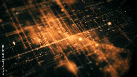 Advanced Data Matrix Simulation Ui With Cutting Edge Digital Environment With A Dynamic And