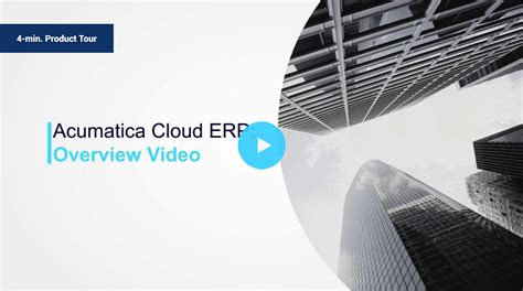 Acumatica Cloud Erp 4 Minute Overview Acumatica Cloud Erp
