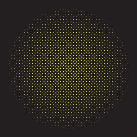 Premium Vector Round Star Halftone Effect Illustration