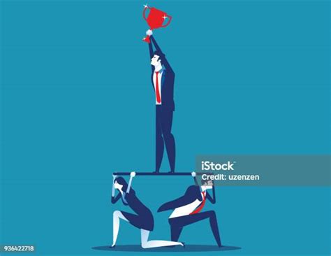 직원 및 관리자 컨셉 비즈니스 벡터 일러스트입니다 평면 캐릭터 디자인입니다 3 명에 대한 스톡 벡터 아트 및 기타 이미지 3 명 개념 경영자 Istock