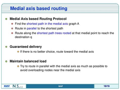 Ppt Map Medial Axis Based Geometric Routing In Sensor Networks