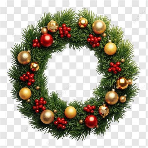 빨간색과 금색 장식으로 크리스마스 화환 축제 우아한 빨간색과 금색 장식으로 크리스마스 화환 축제적이고 우아한 크리스마스 화환 Png 일러스트 및 이미지 에 대한 무료