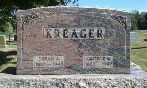 George Washington Kreager 1856 1947 Find A Grave Memorial