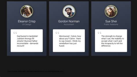 Testimonial Cards Using Html And Css Coding Torque Coding Torque