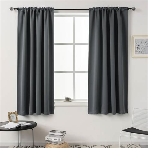 45 Long Curtains Ovzme Gold Blackout Curtains 45 Inch Long