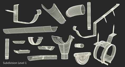 3d Model Roof Drainage Gutter 3d Molier International