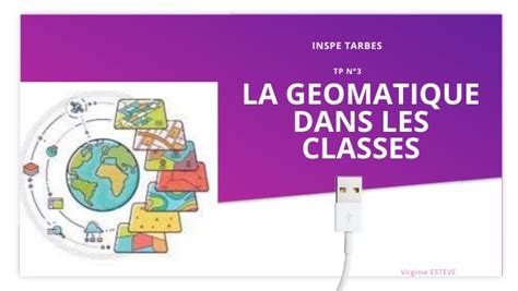 Tp La Géomatique Dans Les Classes Genially
