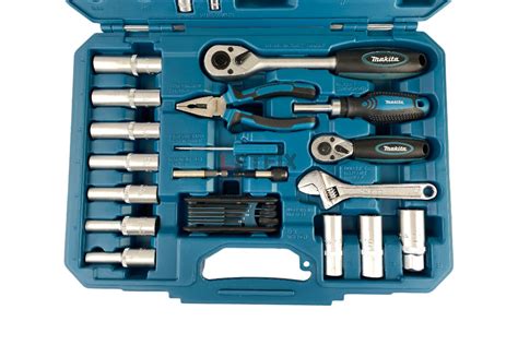 Набор ручного инструмента (87 предметов) Makita E-08458 в кейсе (чемодане)