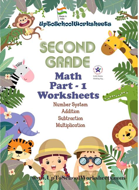 Grade 2 Math Worksheets Part 1 Cbseicse Answer Key Provided