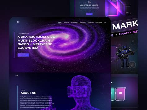 Craftymetaverse Landing Page By Bogdan Falin For Qclay On Dribbble Landing Page Design