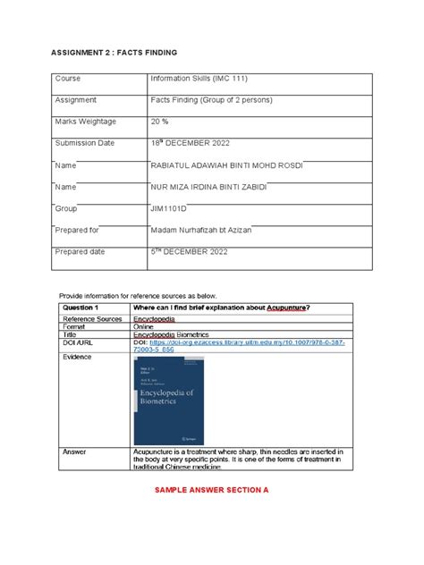 Assignment 2 Fact Finding Pdf