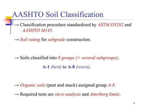 Solution Aashto Classification Of Soil Studypool